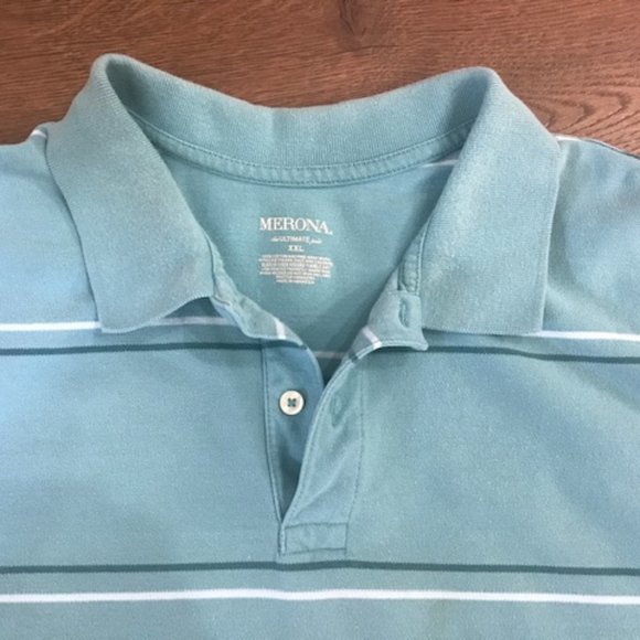 Merona | Shirts | Merona The Ultimate Polo Turquoise Xxl | Poshmark